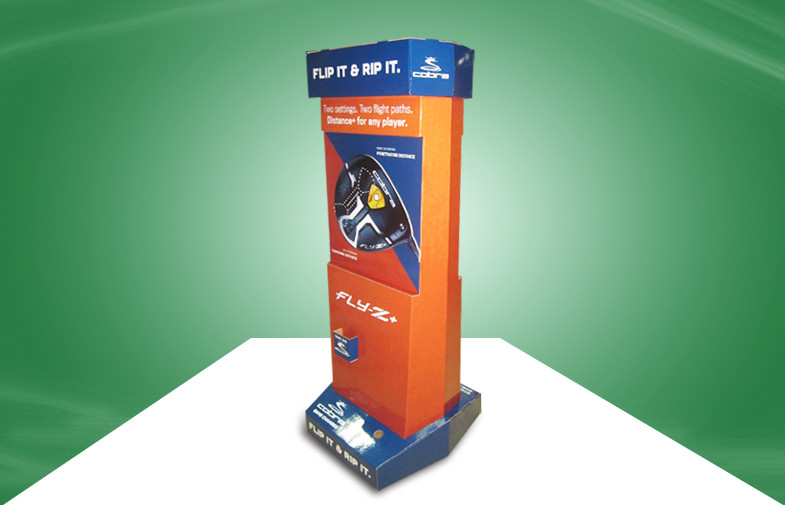 Lanimation Golf Pole Corrugated Cardboard Display Stands With Eye ...